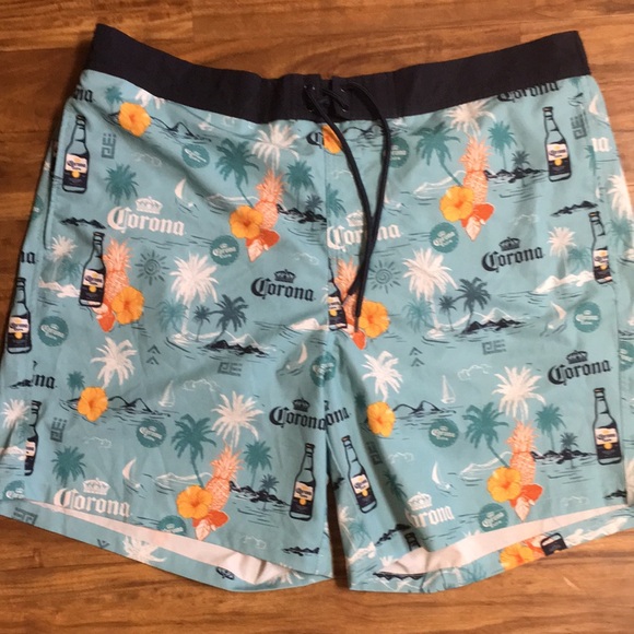 Corona | Swim | Corona Mens Blue Swim Shorts | Poshmark